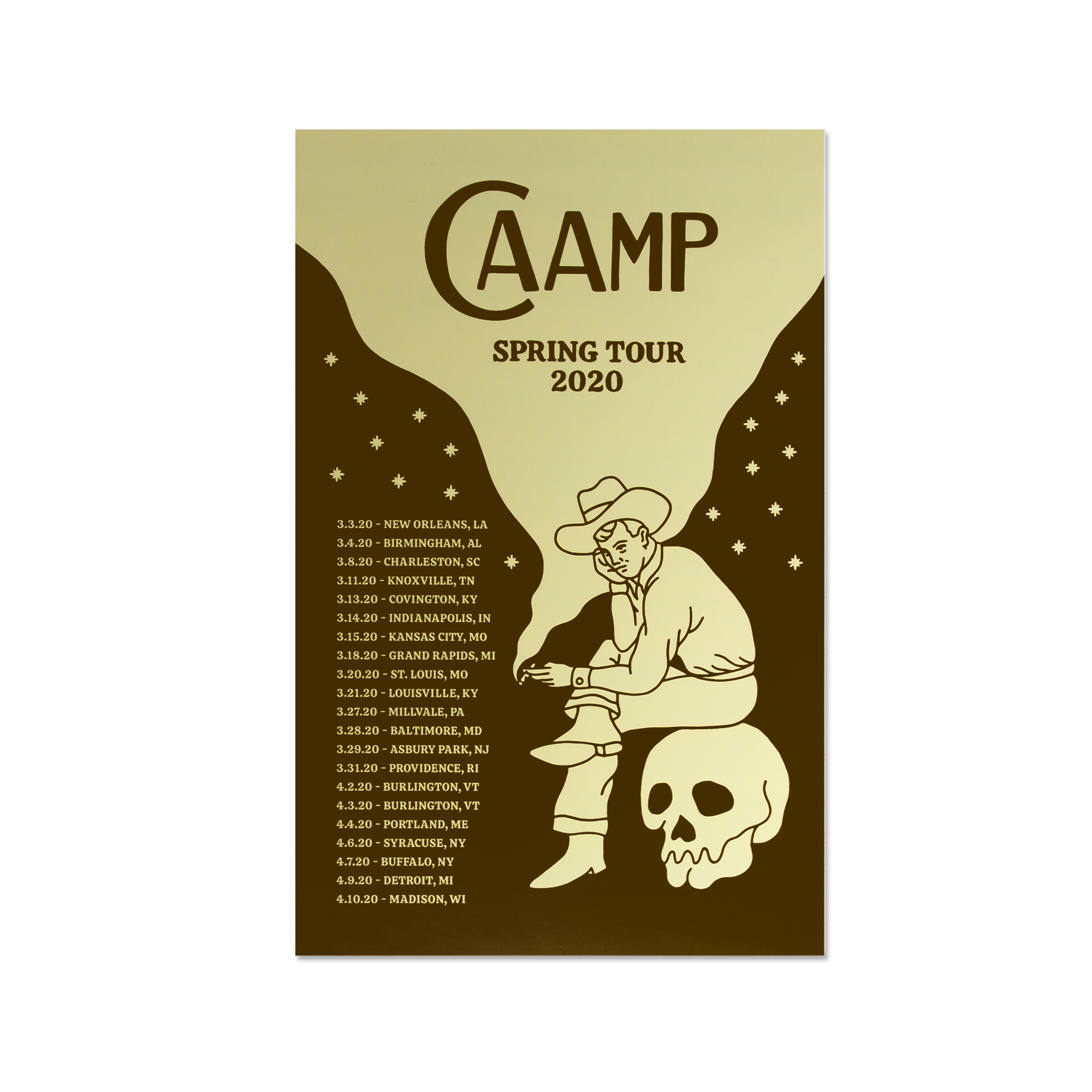 Cowboy Spring 2020 Tour Poster – CAAMP